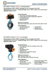 Process Butterfly Valve – ANEKA ENGINEERING
