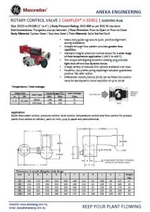Rotary Control Valve – ANEKA ENGINEERING